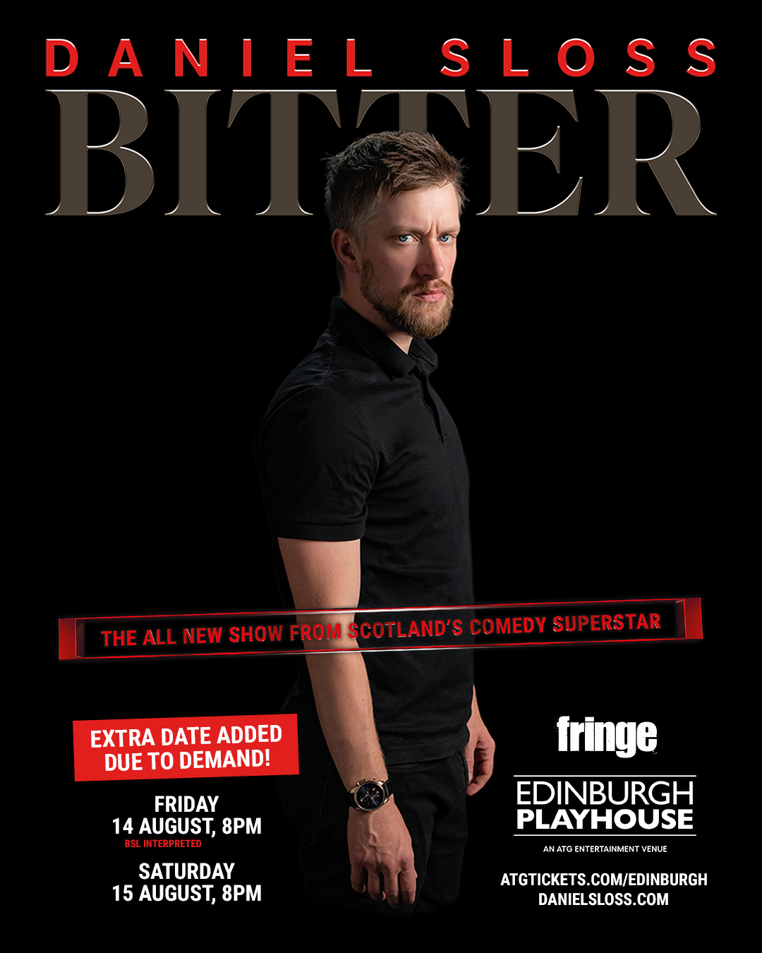 Connor Burns, Jimeoin, Craig Hill, Daniel Sloss Announce Fringe