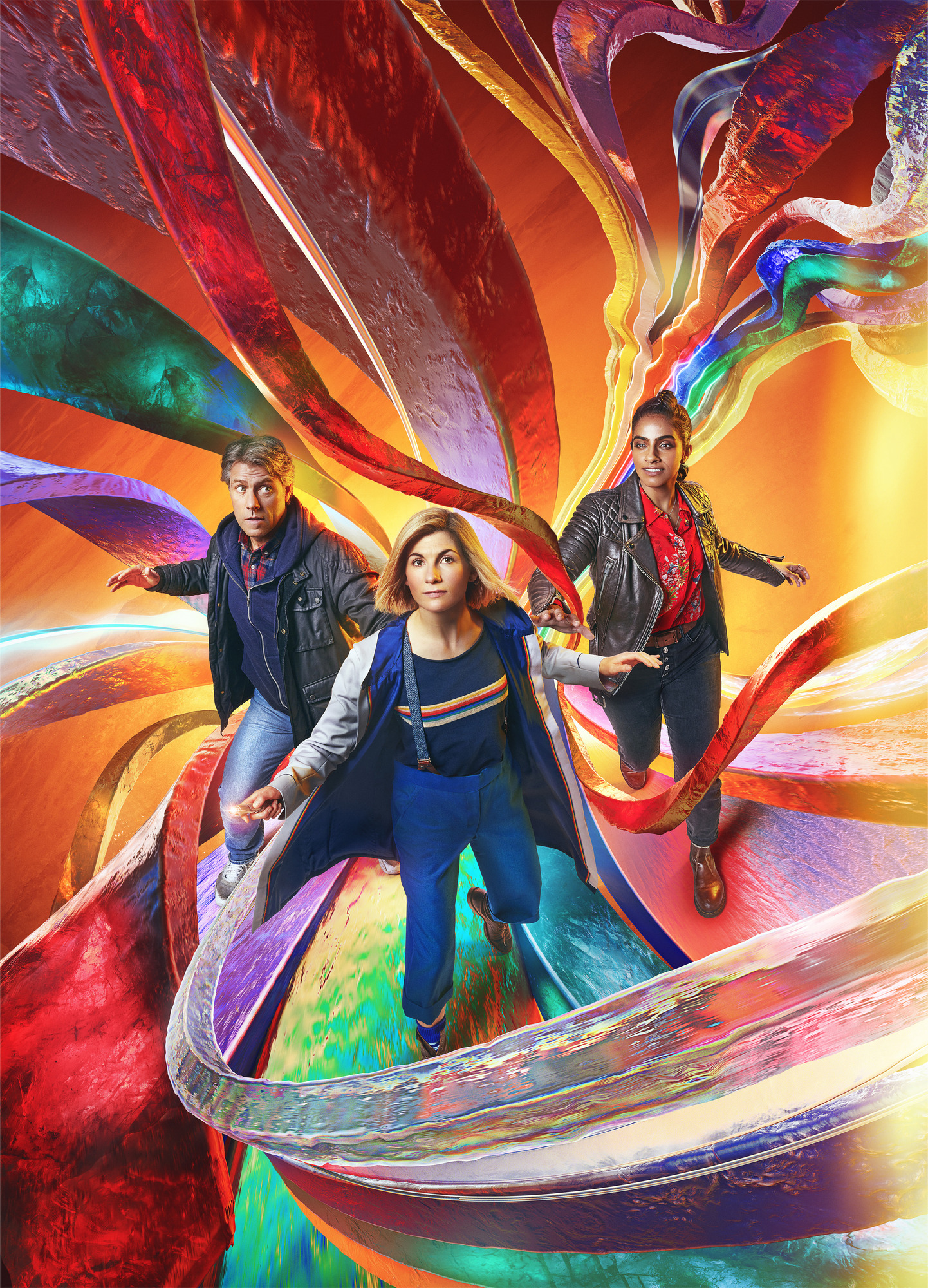 John Bishop. Robert Bathurst, Mandeep Gill Doctor Who