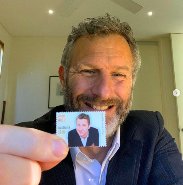 adam hills gets stamp of approval in australia