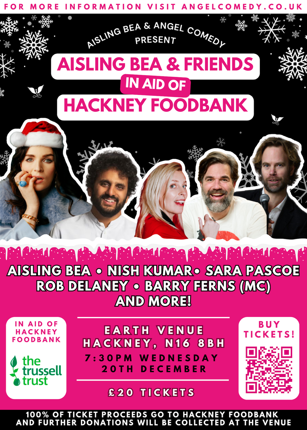 Aisling Bea And Angel Comedy Team Up For Festive Food Drive