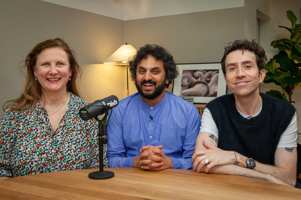 Nish Kumar Talks to Nick Grimshaw and Angela Hartnett on dish