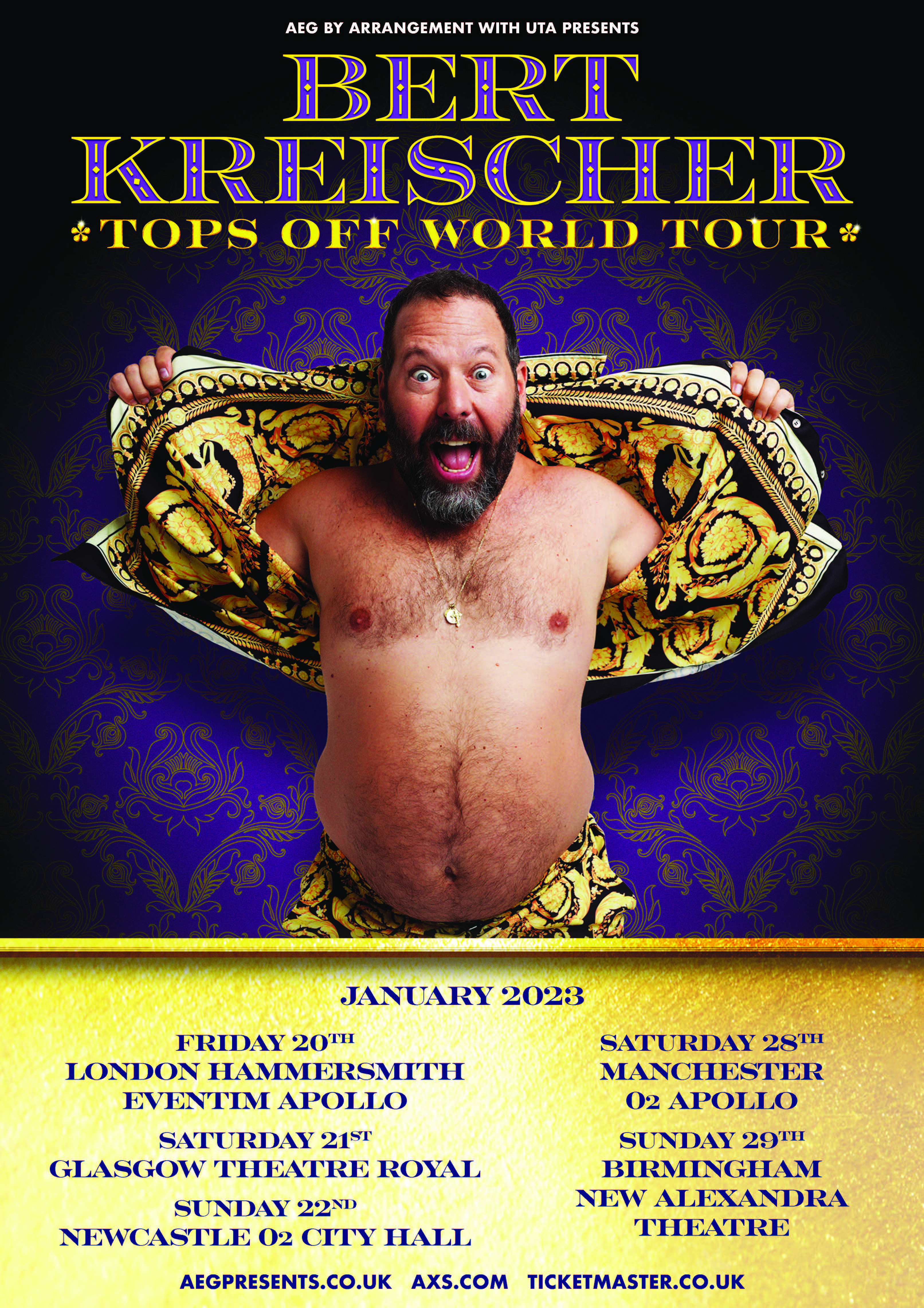 World Tour for Bert Kreischer announced