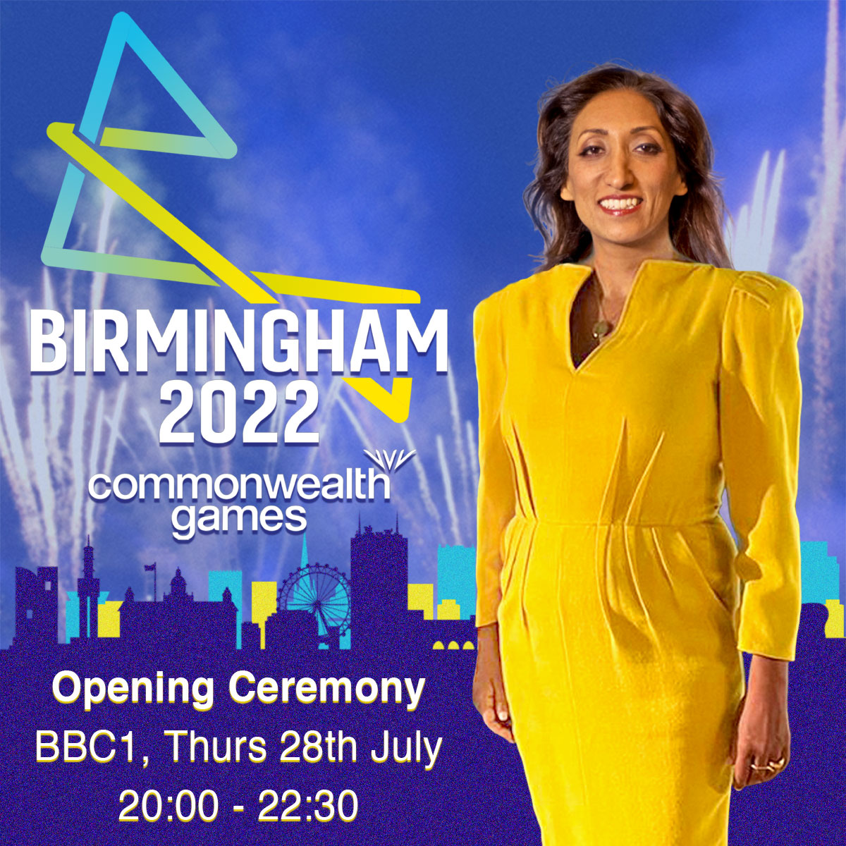 Shazia Mirza To Host Commonwealth Games Opening Ceremony