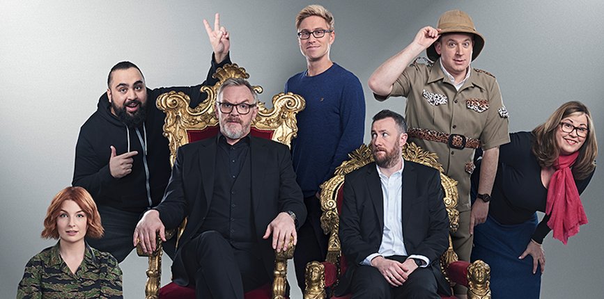 TV: Taskmaster, Series 6, Dave with Tim Vine.