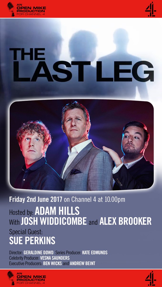 Preview, The Last Leg, C4, Sue Perkins, Covfefe