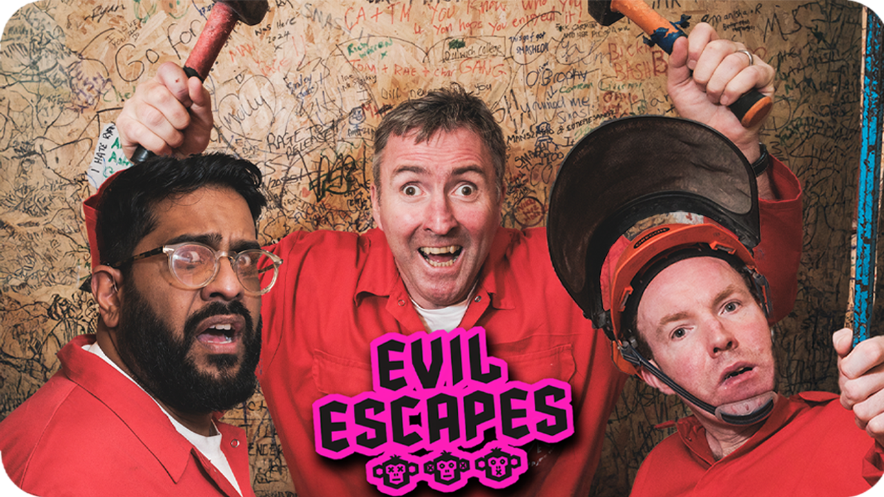 Comics including lost voice guy Go On An Evil Escape