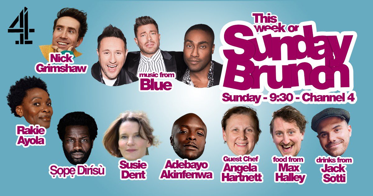 Sunday Brunch Guests This Week, duncan from blue