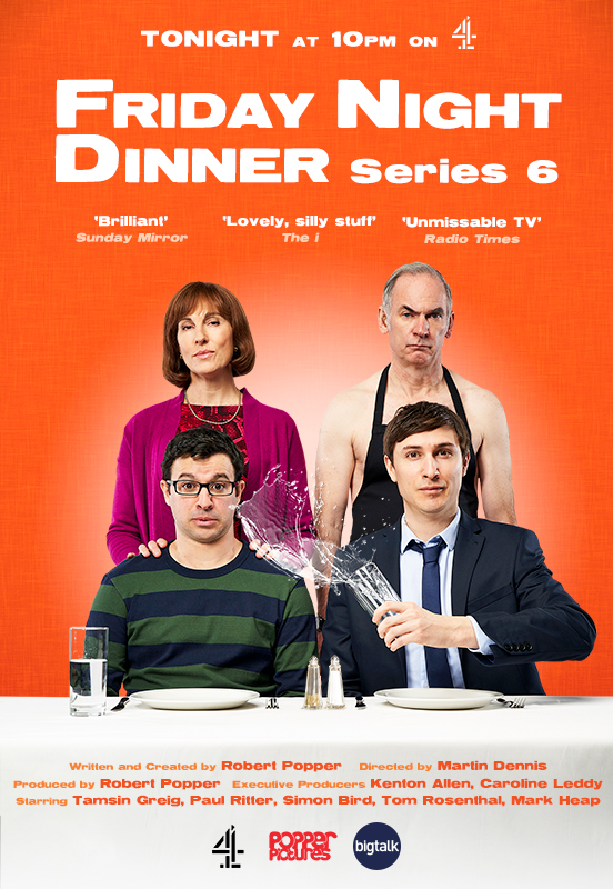 TV: Friday Night Dinner, C4 with tom rosenthal