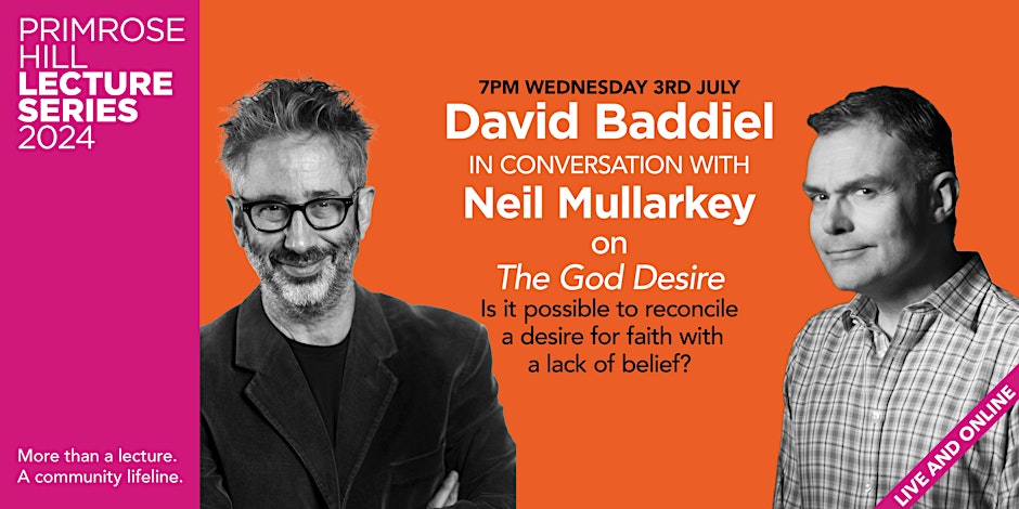 David Baddiel To Talk to Neil Mullarkey About The God Desire
