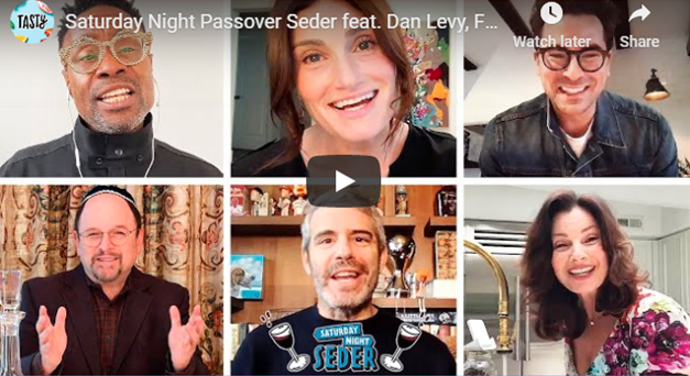 News: Saturday Night Seder Raises Over $2 Million for Covid19