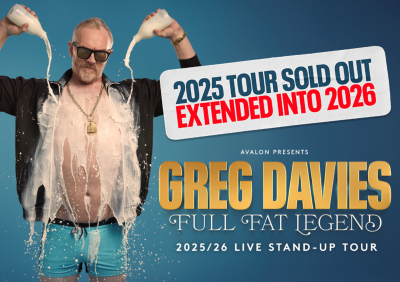 Extra Greg Davies Dates Announce in 2026