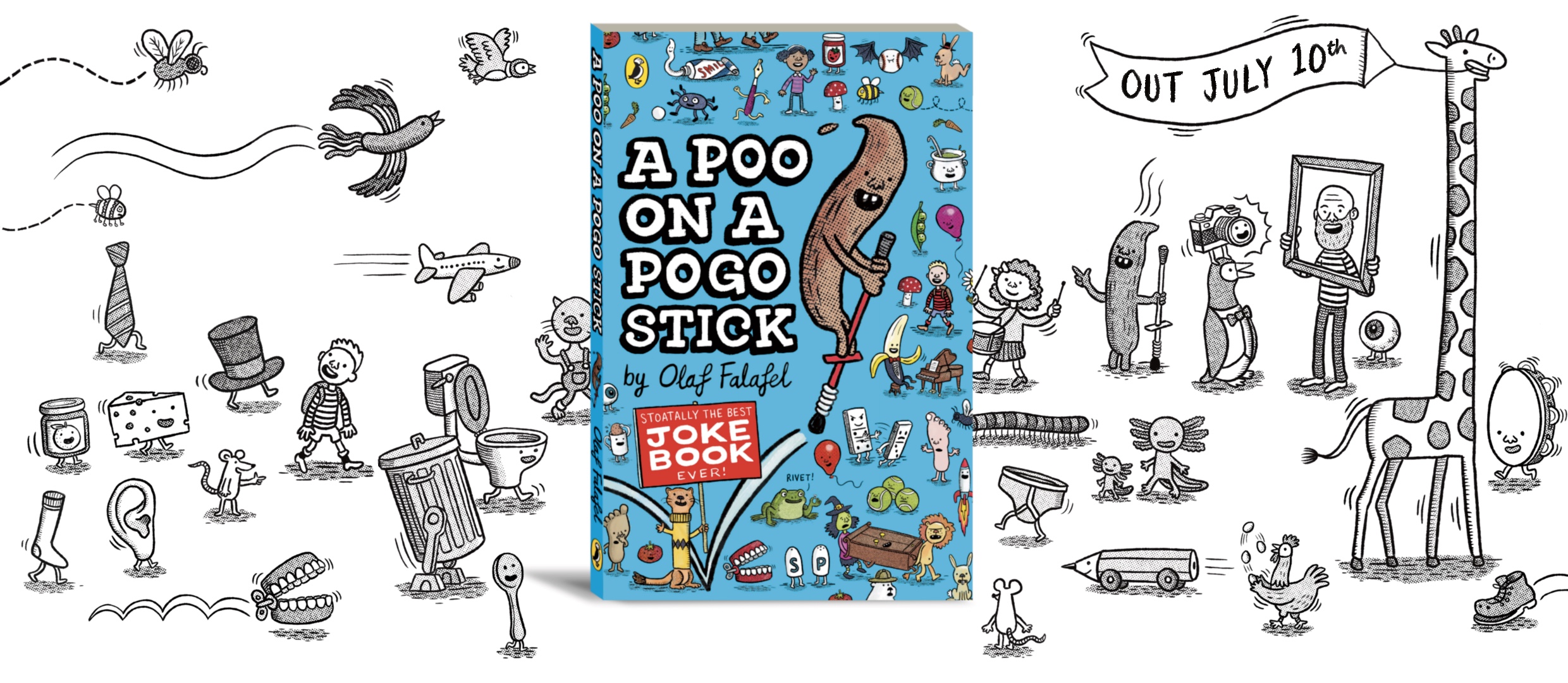 Olaf Falafel’s A Poo on a Pogo Stick Is the Joke Book