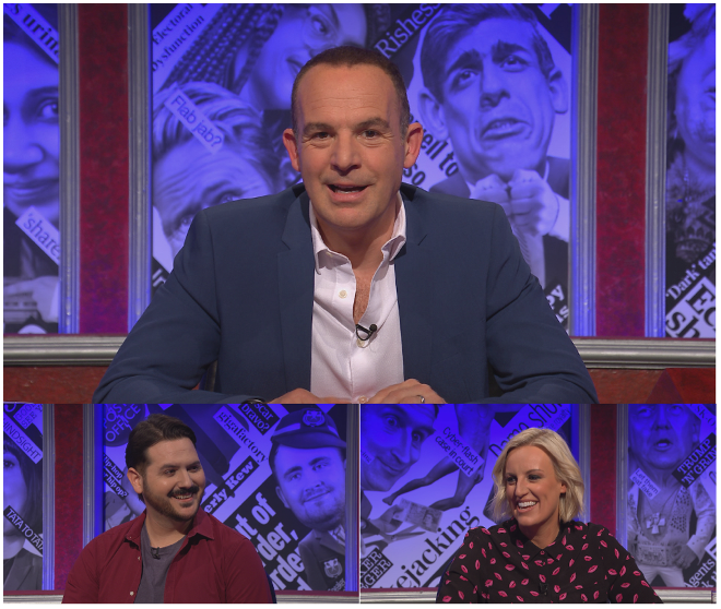 Martin Lewis Hosts Have I Got News For You