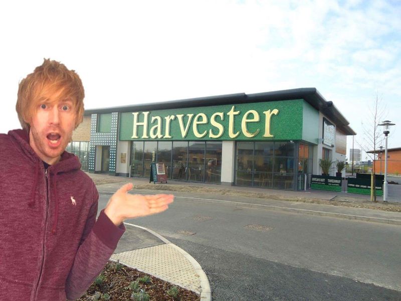 News: Comedian Campaigns to Become Face of Harvester.