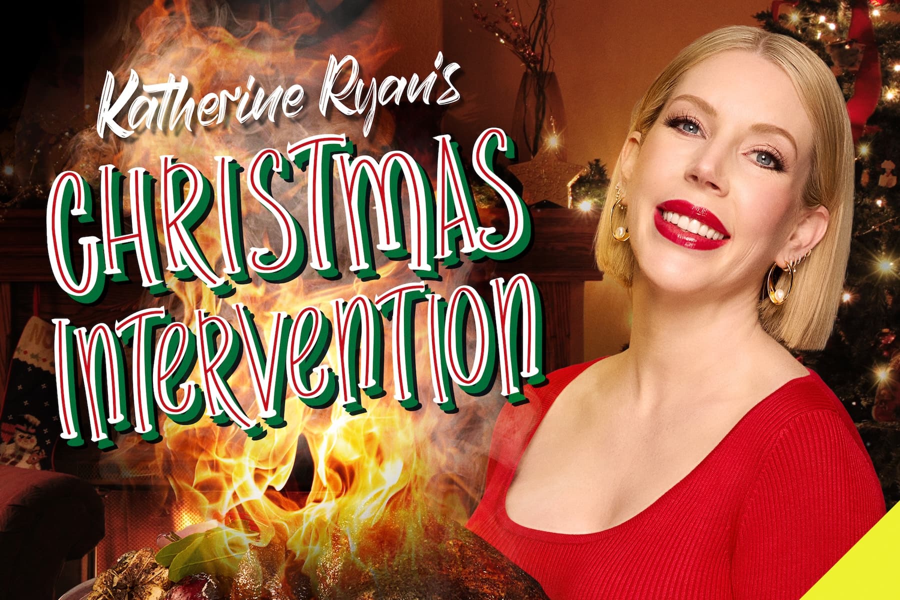 Festive Podcast for Katherine Ryan, Husband Bobby and Daughter.