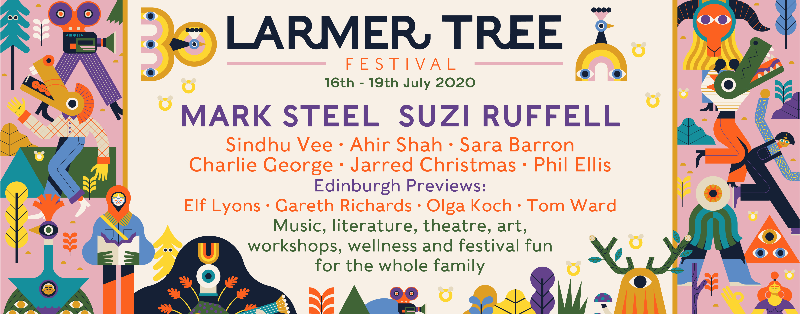 Mark Steel, Suzi Ruffell Confirmed for Larmer Tree Festival