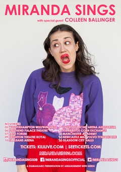 UK Tour Dates For Miranda sings