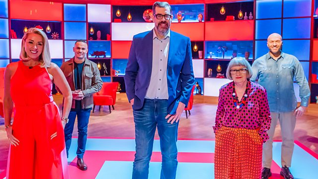 Ashley John-Baptiste, Simon Rimmer, Claire Sweeney and Esme Young