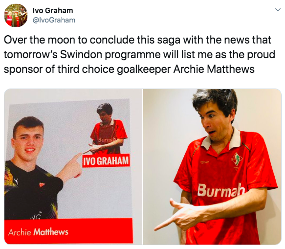 News: Comedian Ivo Graham In Minor Sponsorship Deal