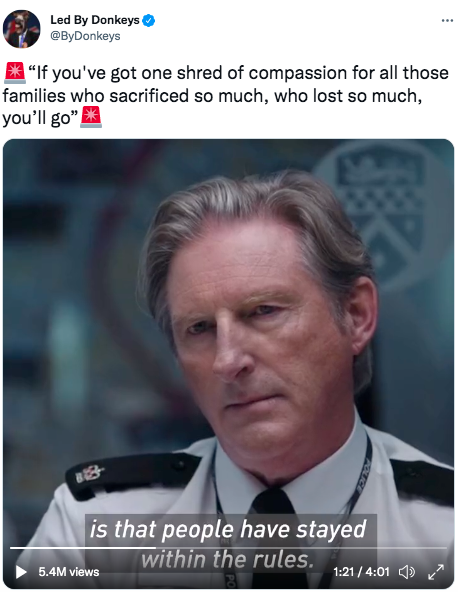 Watch the Line of Duty Boris Johnson video below