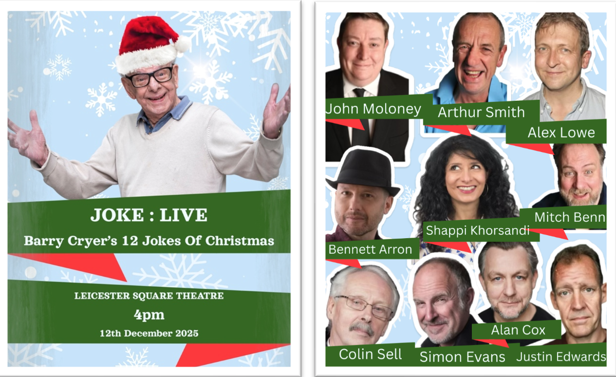 All Star Fundraiser For Barry Cryer Film