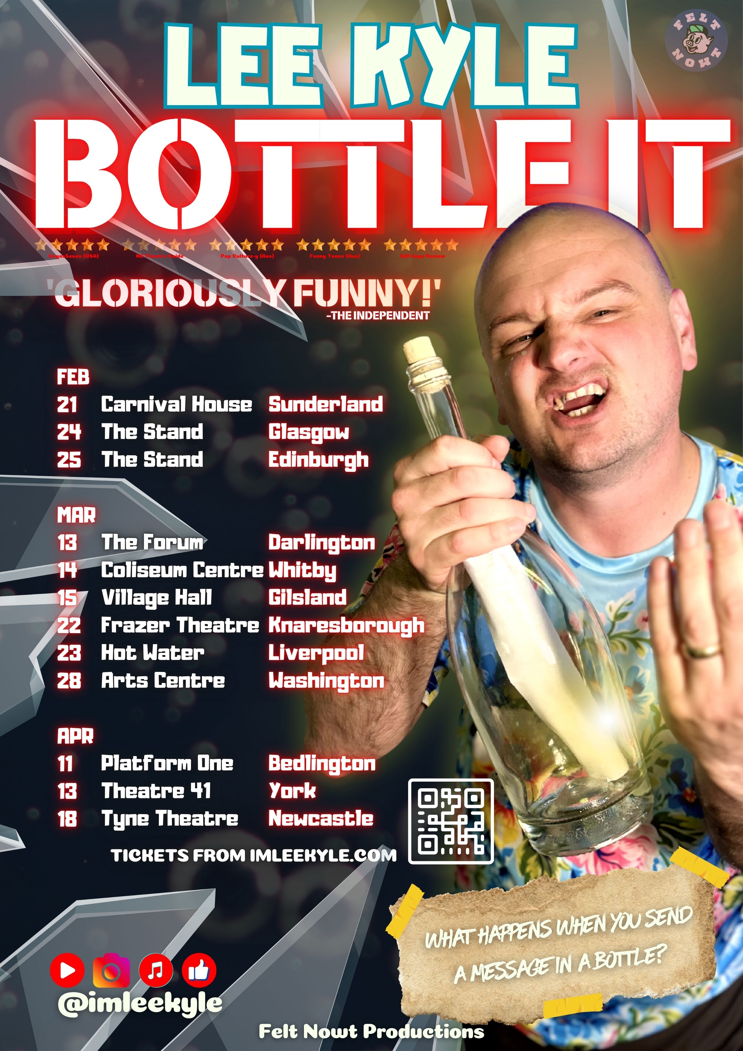 Lee Kyle Bottles It On Tour with new show